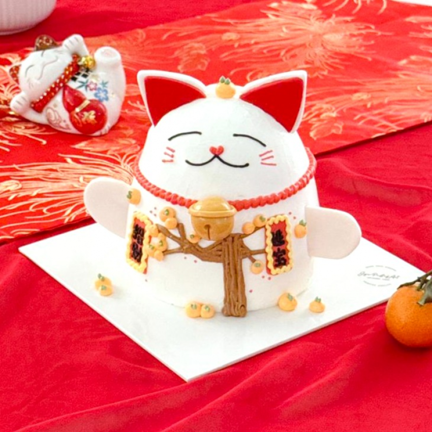 3D - Fortune Cat - Jyu Pastry Art