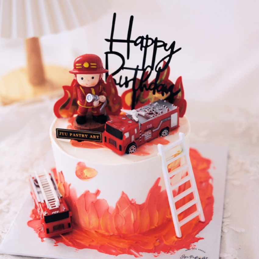 Fireman Cake - Jyu Pastry Art